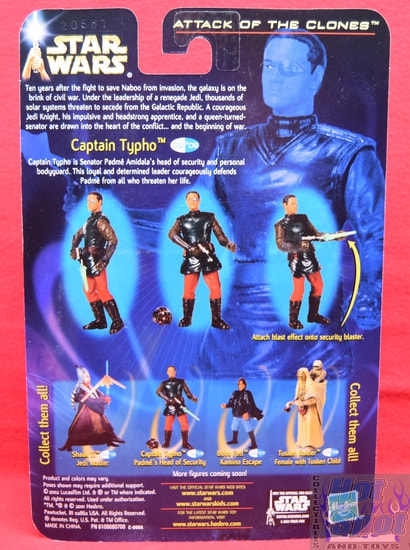 Hot Spot Collectibles and Toys - Attack of the Clones Captain Typho Figure