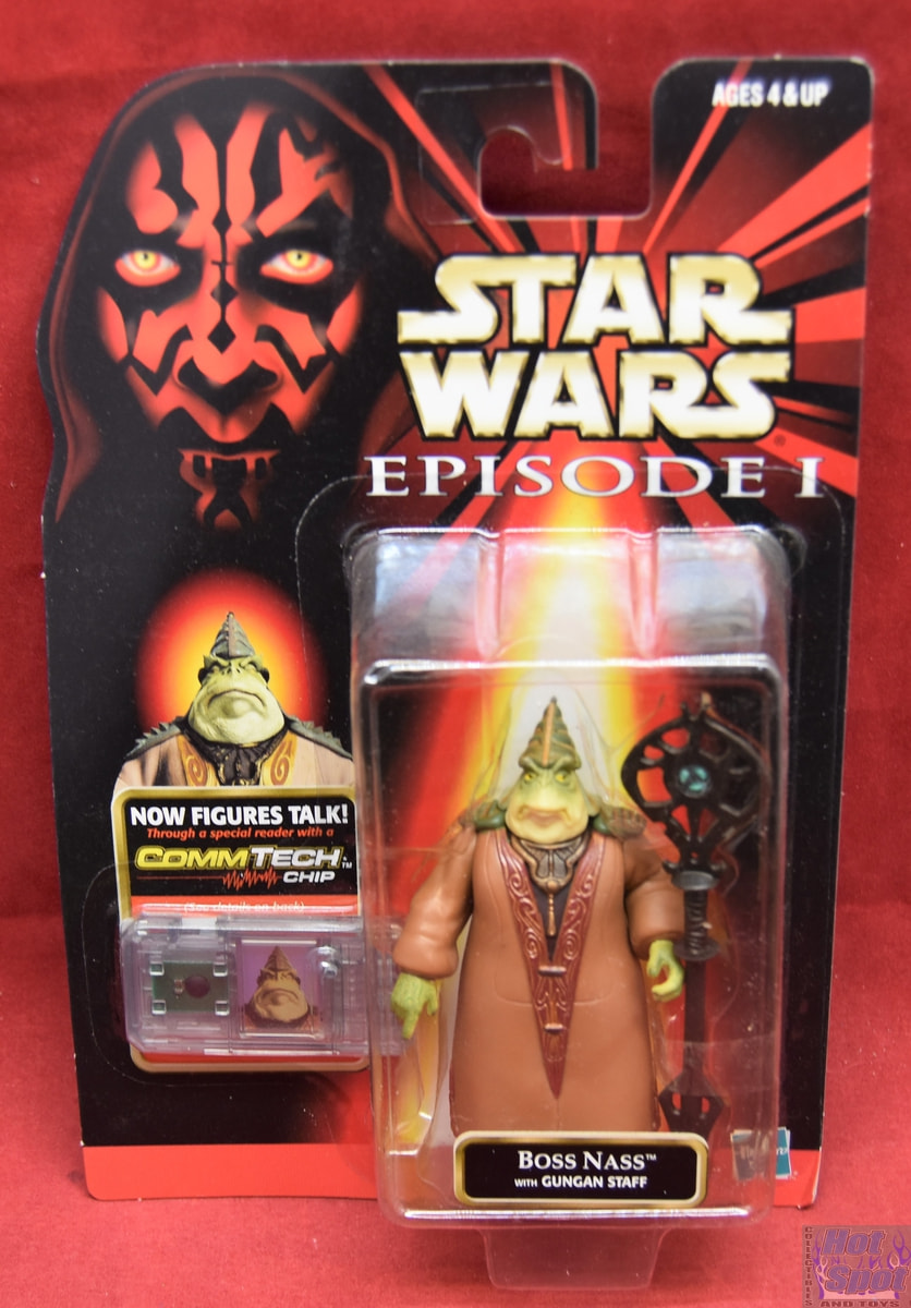 Hot Spot Collectibles And Toys Ep 1 Boss Nass With Gungan Staff Action Figure