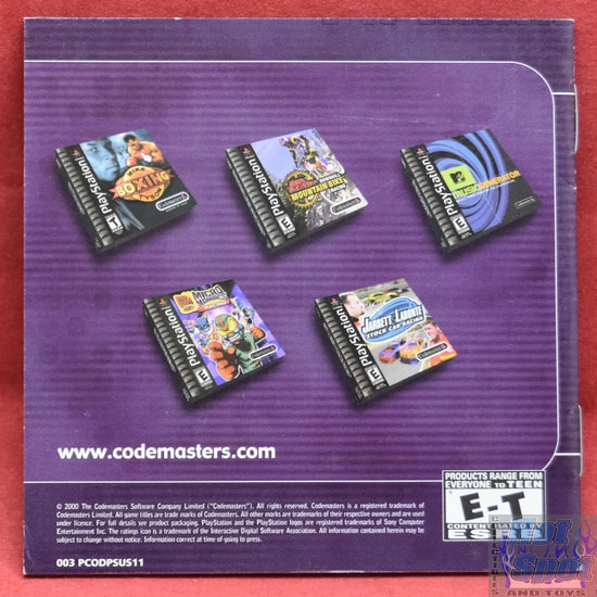 Hot Spot Collectibles and Toys - Codemasters Genius At Play Booklet